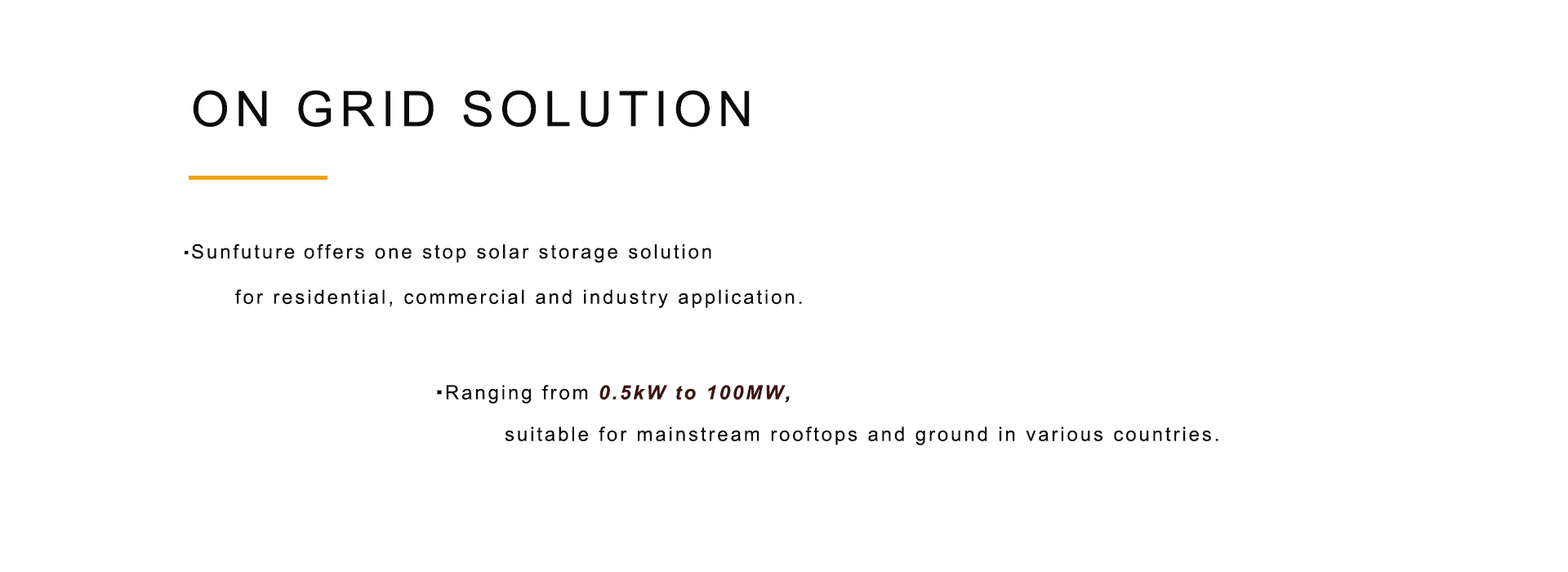 On Grid Solar Solution